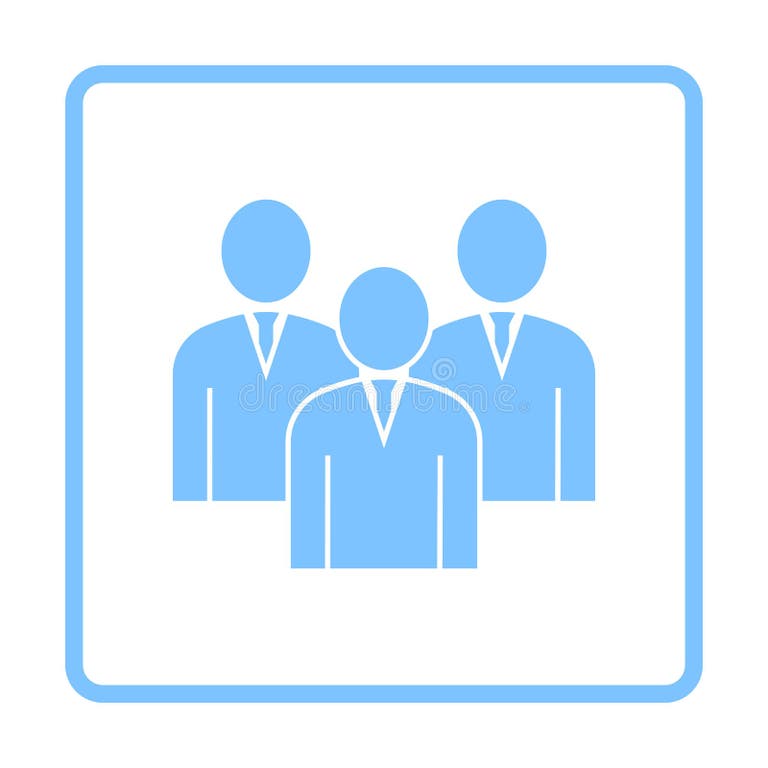 Corporate Team Icon stock vector. Illustration of partnership - 146633816