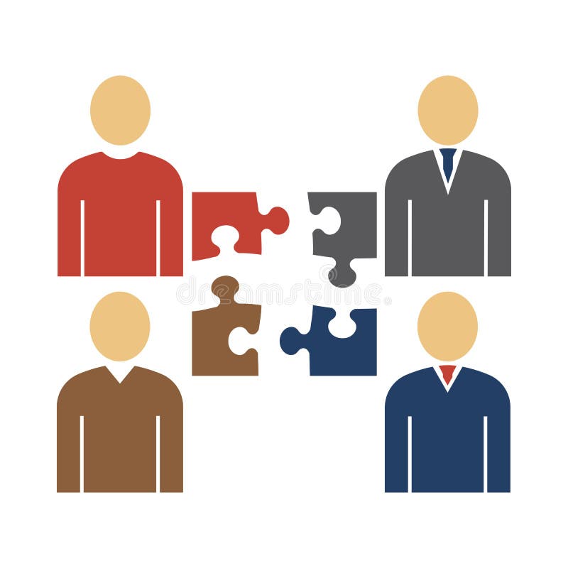 Corporate Team Icon stock vector. Illustration of project - 197353324