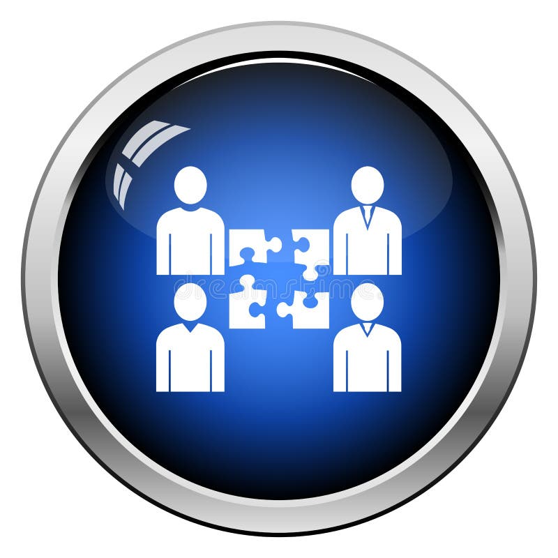 Corporate Team Icon stock vector. Illustration of blue - 148390127