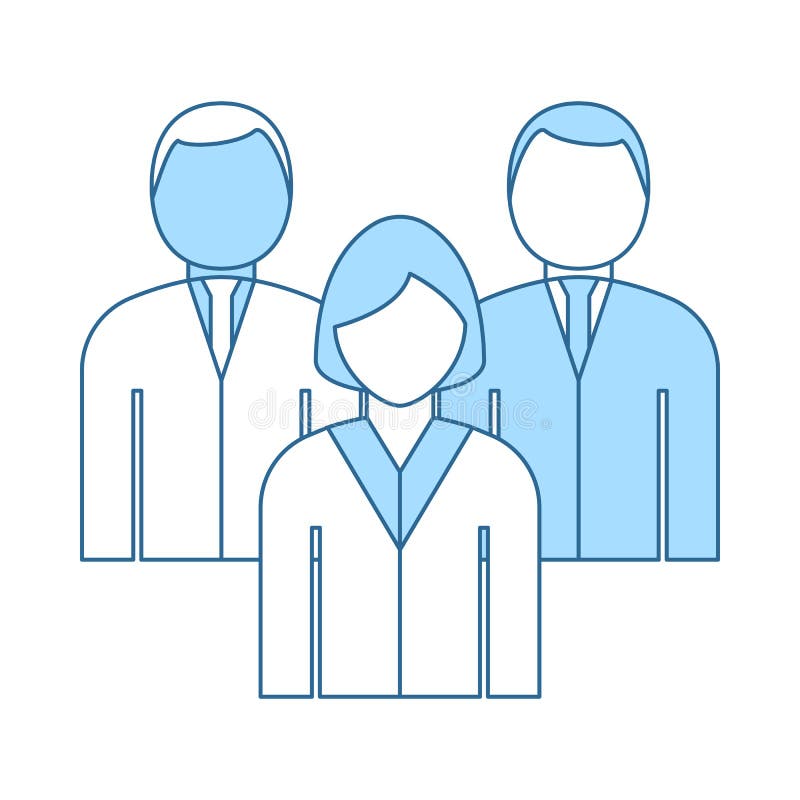 Corporate Team Icon stock vector. Illustration of symbol - 167539592