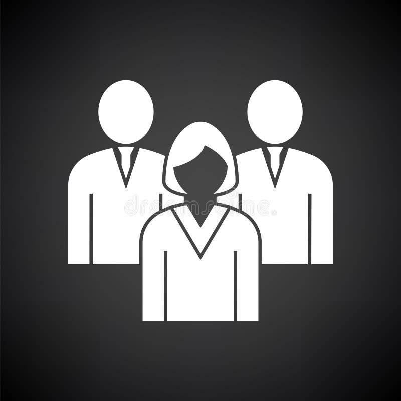 Corporate Team Icon stock vector. Illustration of audience - 146817644