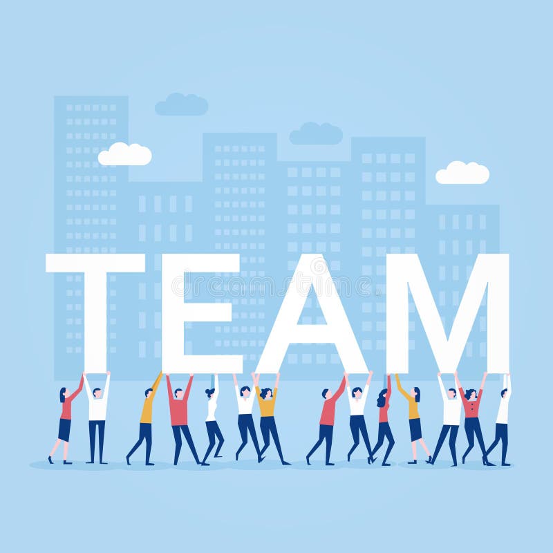 The Business Team Infographic Design Stock Illustration - Illustration ...