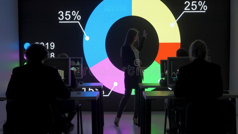 Corporate Teamwork Conference in Room. Financial Specialists and Ceo ...