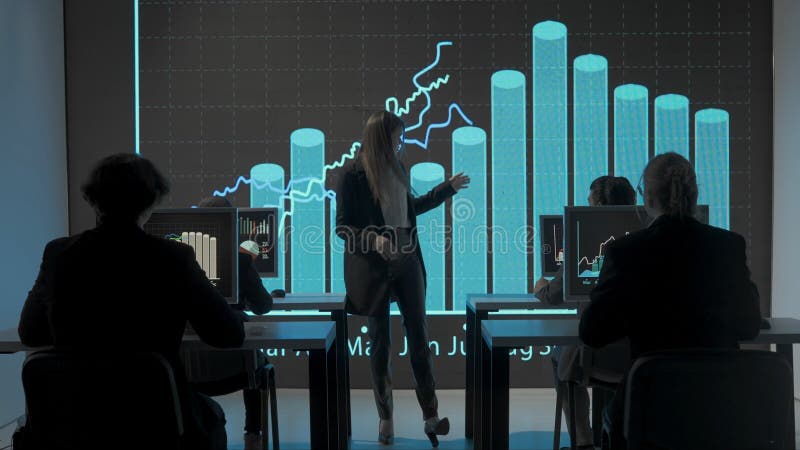 Corporate Teamwork Conference in Room. Financial Specialists and Ceo ...