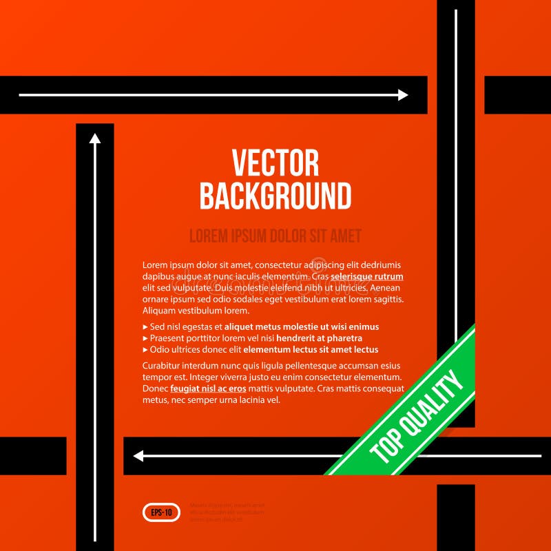 Corporate Text Background Template Stock Vector - Illustration of ...