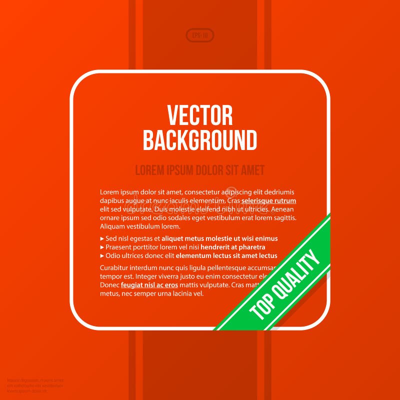 Corporate Text Background Template Stock Vector - Illustration of ...