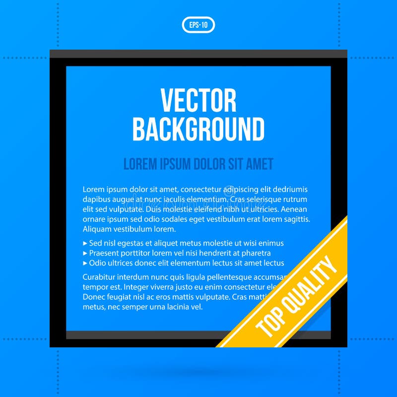 Corporate Text Background Template Stock Vector - Illustration of ...