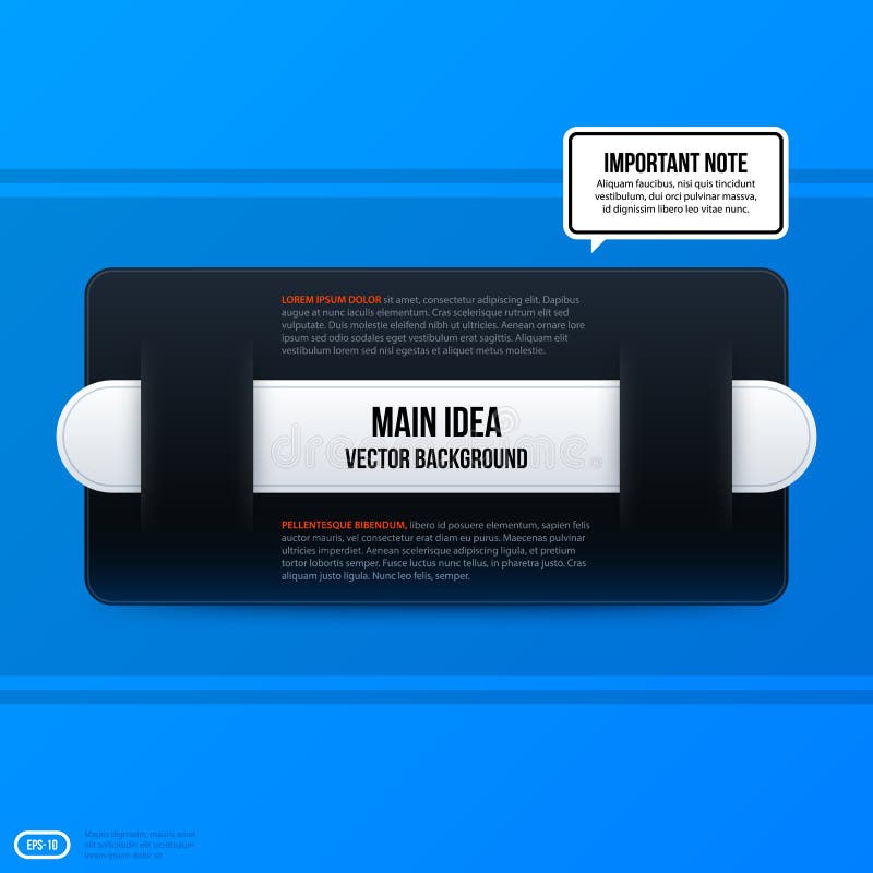 Corporate Text Background Template Stock Vector - Illustration of ...