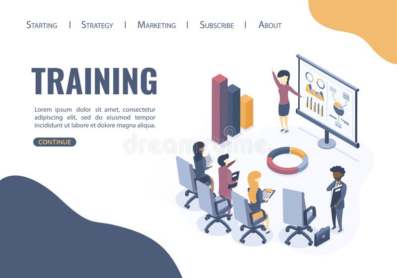 Corporate training stock vector. Illustration of briefing - 172930552