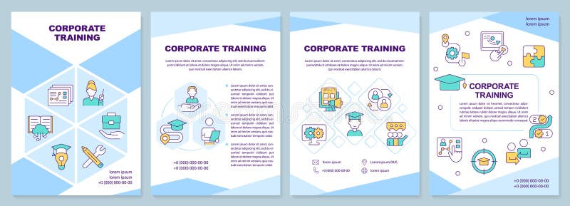 Employee Training Brochure Stock Illustrations – 217 Employee Training ...