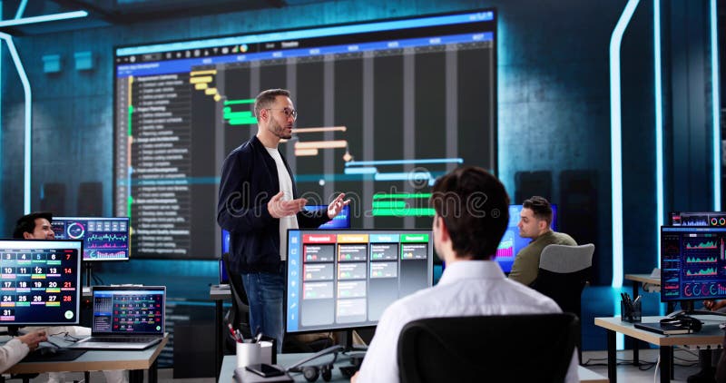 Corporate Training in a Classroom Stock Photo - Image of board ...