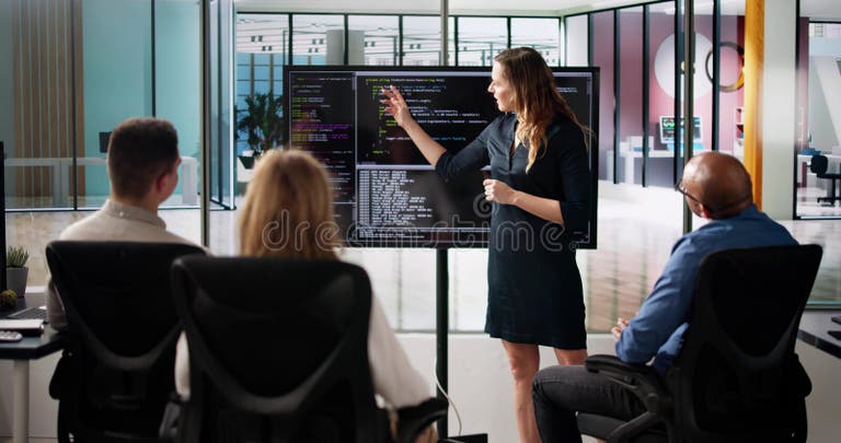 Corporate Training Presentation in Classroom Stock Image - Image of african, office: 313885237