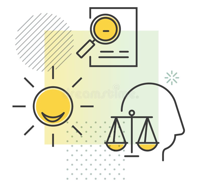 Corporate Values - Ethics - Transparency - Icon Stock Illustration ...