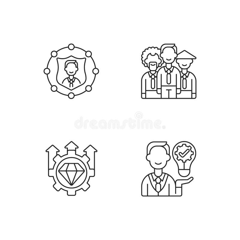 Corporate Values Chalk White Icons Set on Black Background Stock Vector ... Corporate Values Chalk White Icons Set on Black Background Stock Vector ...