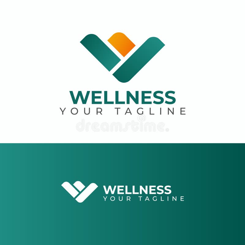 Corporate Wellness Vector Logo Vector Illustration Stock Vector ...