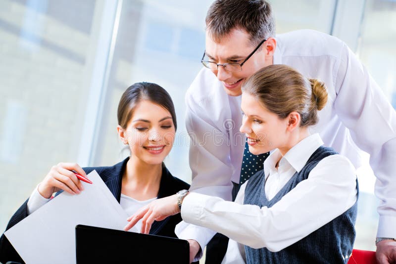 Corporate Work Stock Photo - Image: 4218900