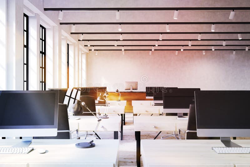 Corporate working space stock photo. Image of marketing - 74714360