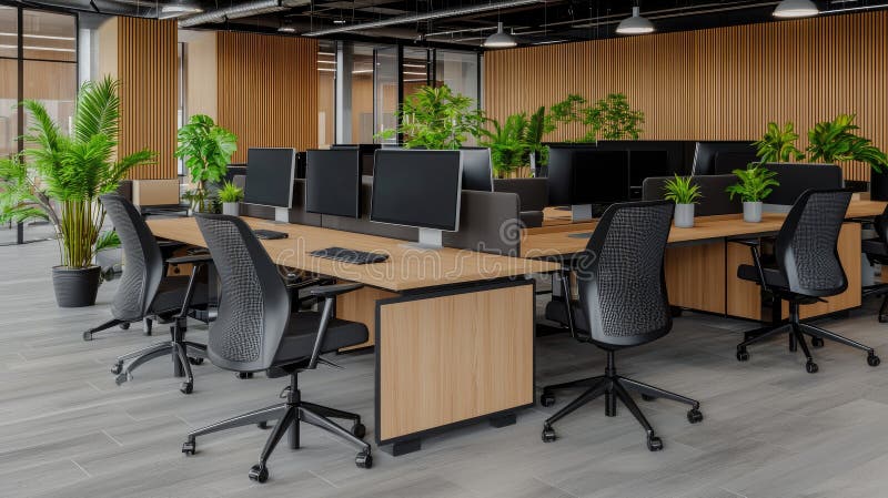 This Corporate Workspace Showcases a Modern Open-plan Design with ...