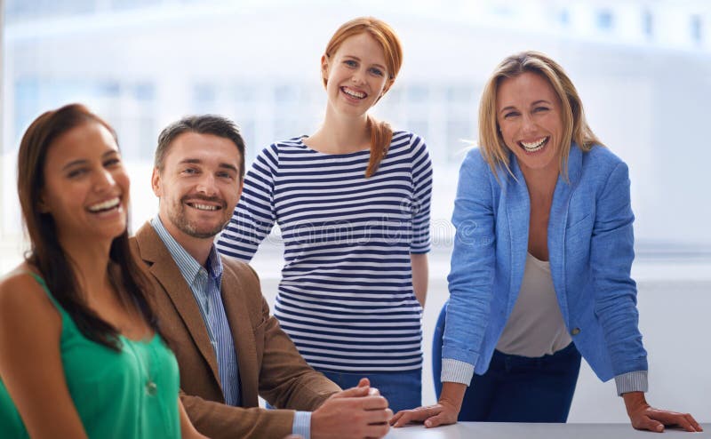 The Corporate World. Corporate Businesspeople in the Office. Stock ...