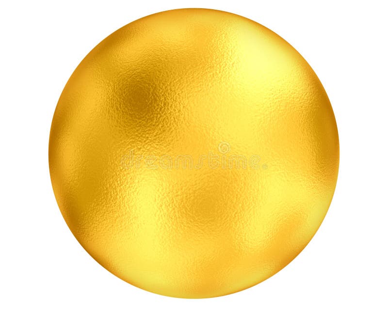 Corps rond d'or illustration stock. Illustration du bijou - 165390