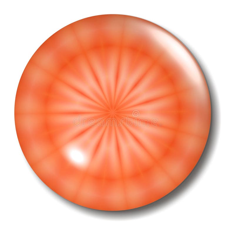 Corps rond bleu de bouton illustration stock. Illustration of ...