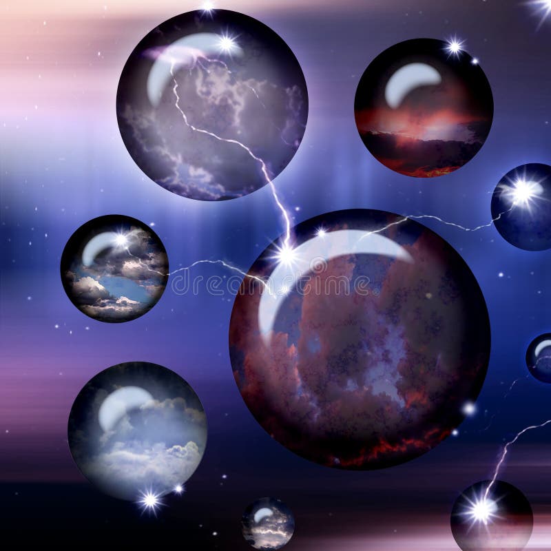 Corps Ronds En Verre Abstraits Illustration Stock - Illustration du ...