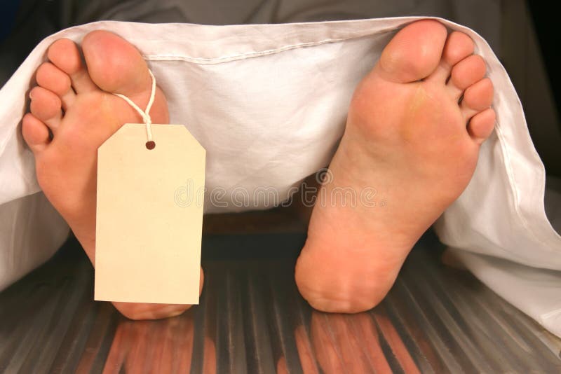 Corpse stock image. Image of fatal, corpse, foot, death - 10145137
