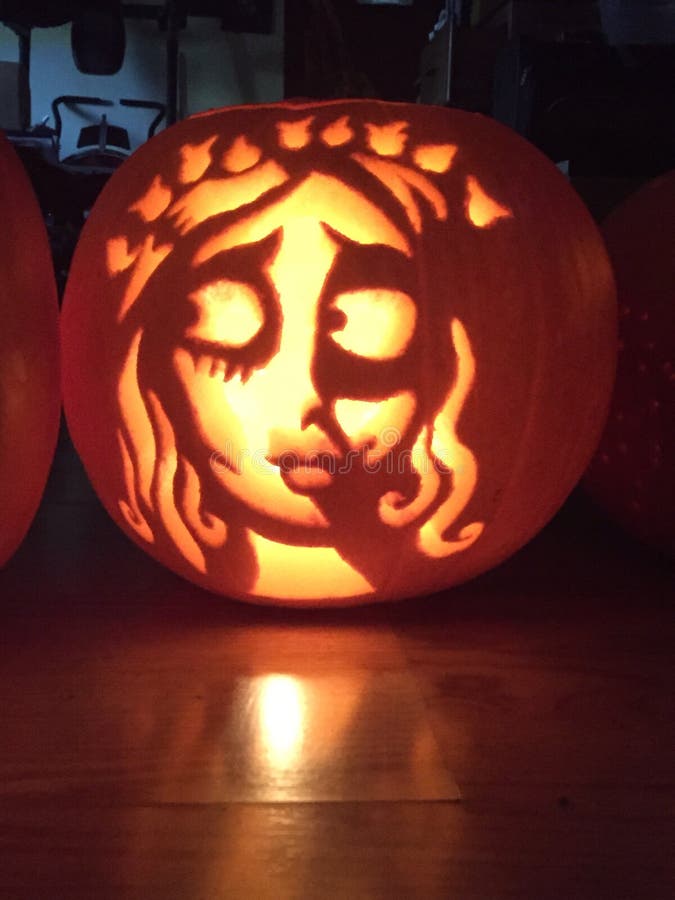 Corpse bride pumpkin stock photo. Image of corpse, bride - 70844436