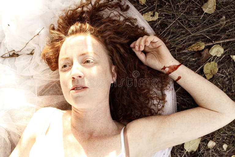 Corpse with Red Curly Hair stock image. Image of corpse - 16978555