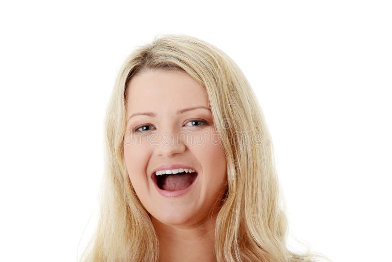 Corpulent Frau stockfoto. Bild von fett, hintergrund - 16109152