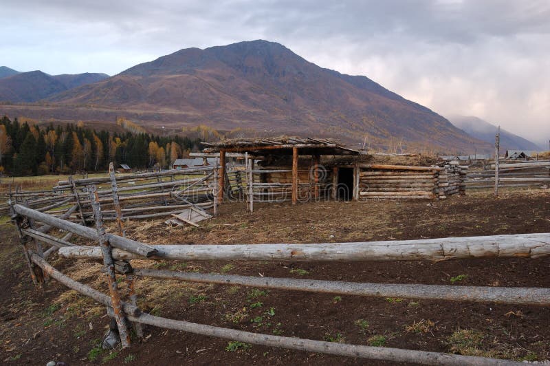 Corral stock image. Image of china, grassland, pastoral - 3654647
