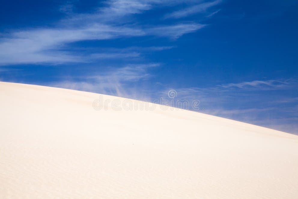 Corralejo sand dunes stock image. Image of reserve, dune - 31106193