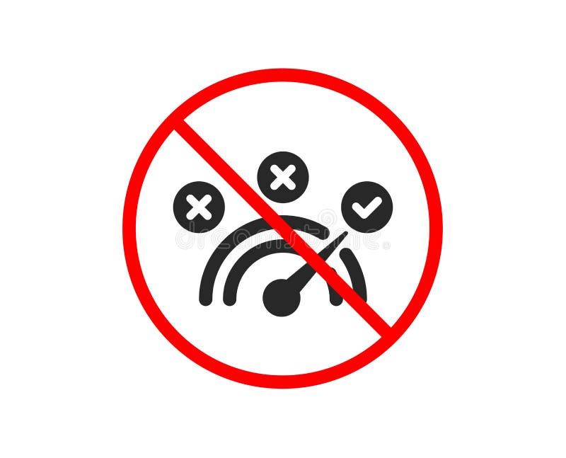 Correct Answer Icon. Speedometer Concept Sign. Vector Stock Vector ...