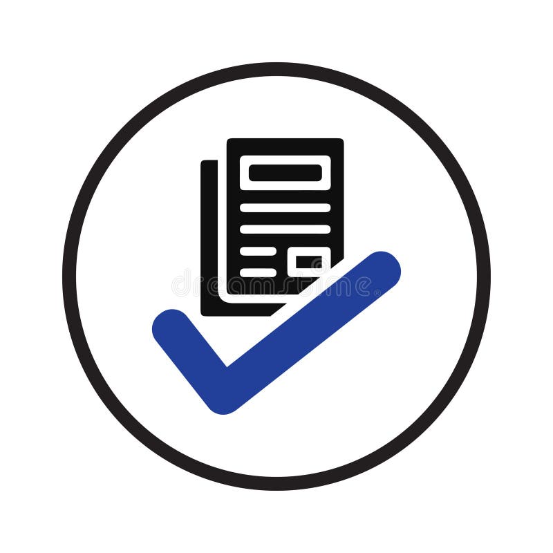 Correct article icon stock vector. Illustration of file - 264376081