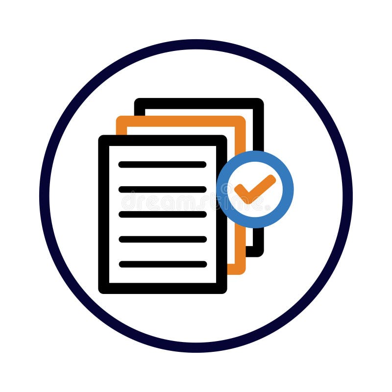 Correct, Document, Tick, Check, File, Correct Document Icon Stock ...