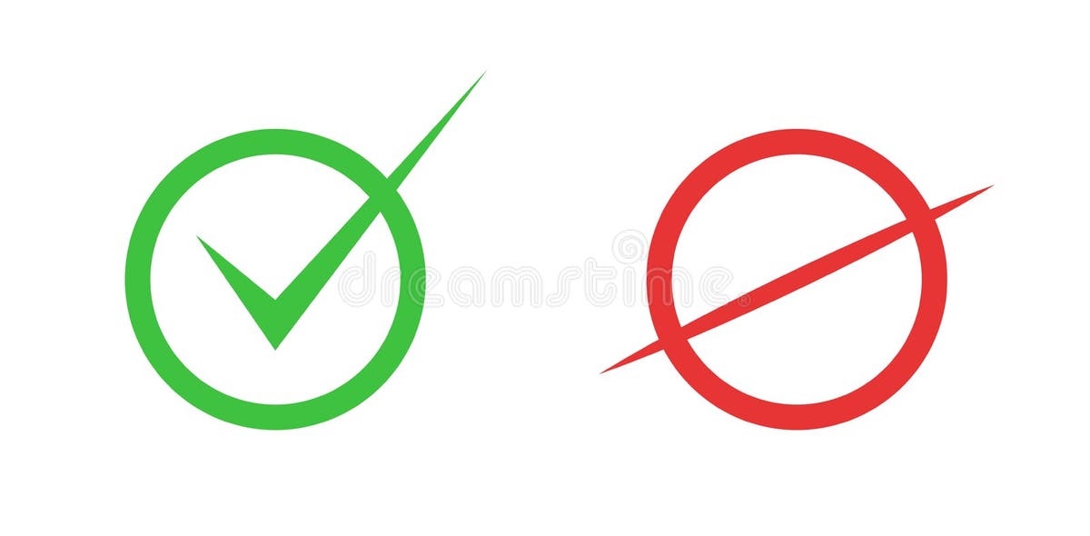 Correct Incorrect Icon Stock Illustrations – 4,005 Correct Incorrect ...