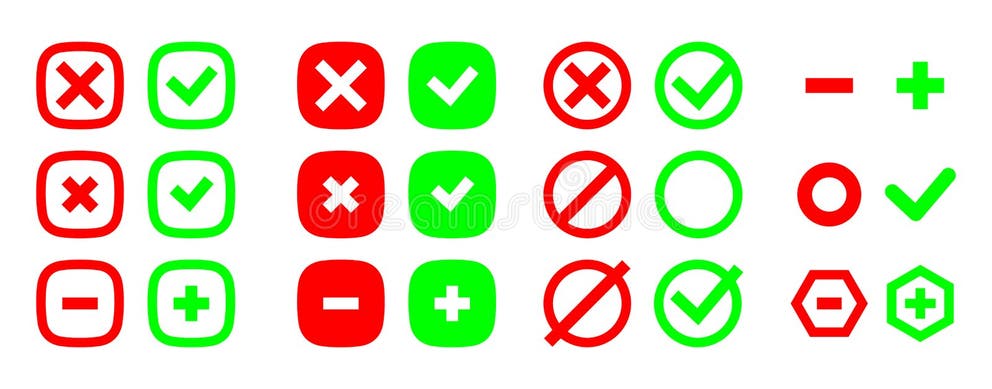 True False Icons Stock Illustrations – 1,075 True False Icons Stock ...