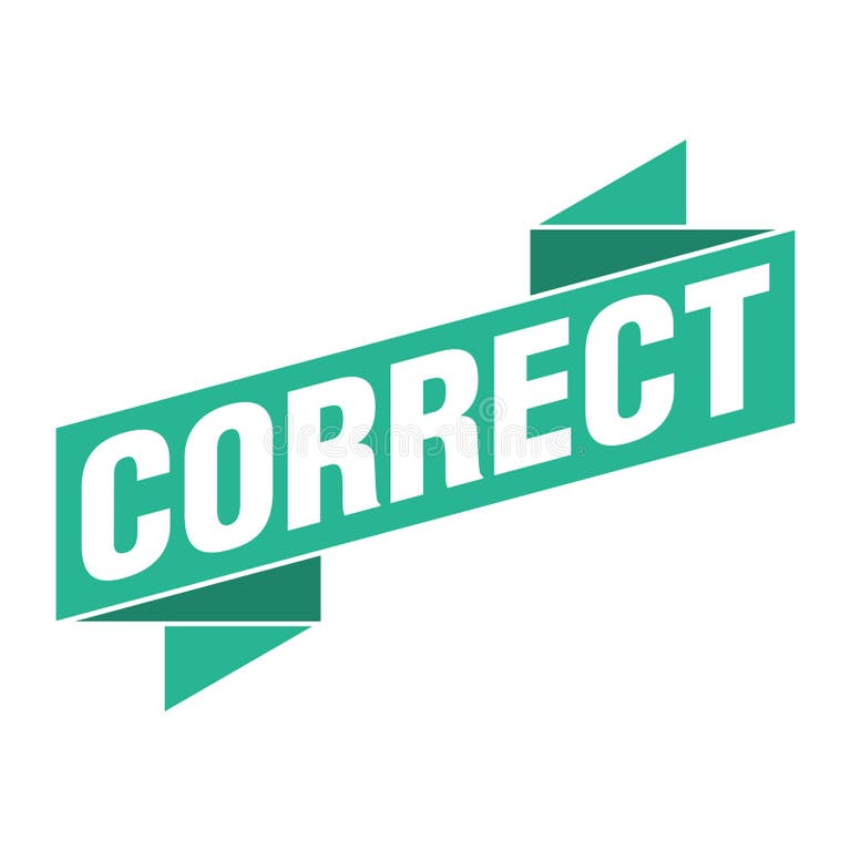 Correct Letter Rubber Stamp Template Design Stock Vector - Illustration ...