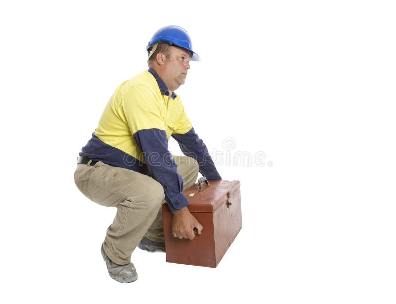 Correct Lifting Technique stock image. Image of occupational - 115055561