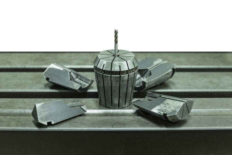 Correct Milling Machine Tool Broken Isolate Stock Image - Image of ...