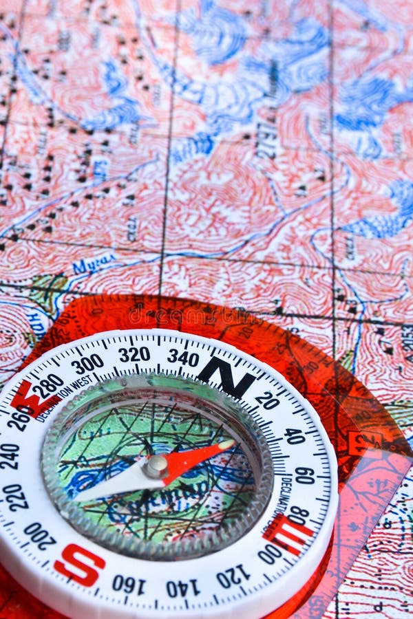 Correct Navigation is the Key To Success. Stock Image - Image of ...