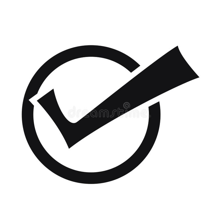 Correct and right answer stock vector. Illustration of agree - 170573617