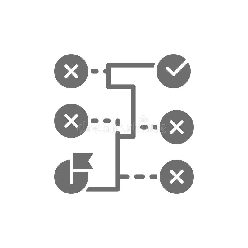 Vector Algorithm, Coding Block Schemes One Line Icon. Continuous One ... Vector Algorithm, Coding Block Schemes One Line Icon. Continuous One ...