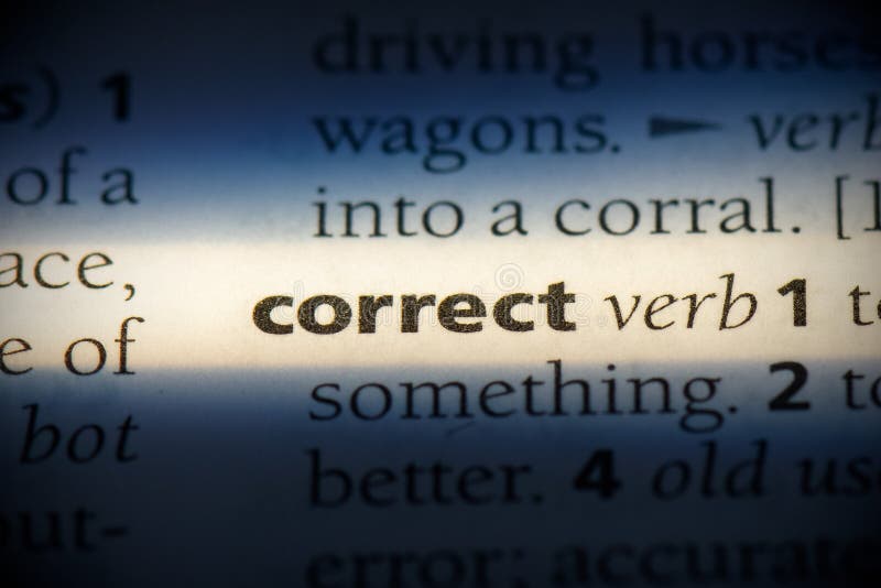 Correct stock image. Image of correct, focus, text, vocabulary - 161577873