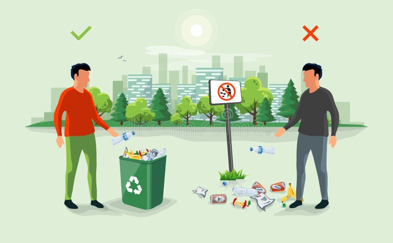 Person Throwing Garbage Stock Illustrations – 2,756 Person Throwing ...