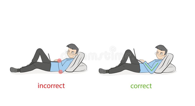 Correct and Incorrect Hand Position for Use Keyboard and Holding Mouse ...
