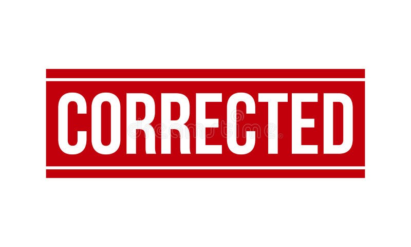 Corrected Stamp Stock Illustrations – 188 Corrected Stamp Stock ...