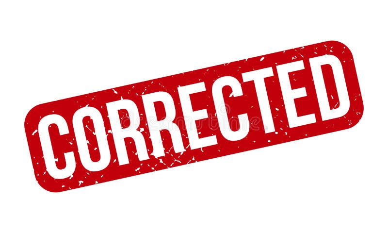 Corrected Stamp Stock Illustrations – 142 Corrected Stamp Stock ...