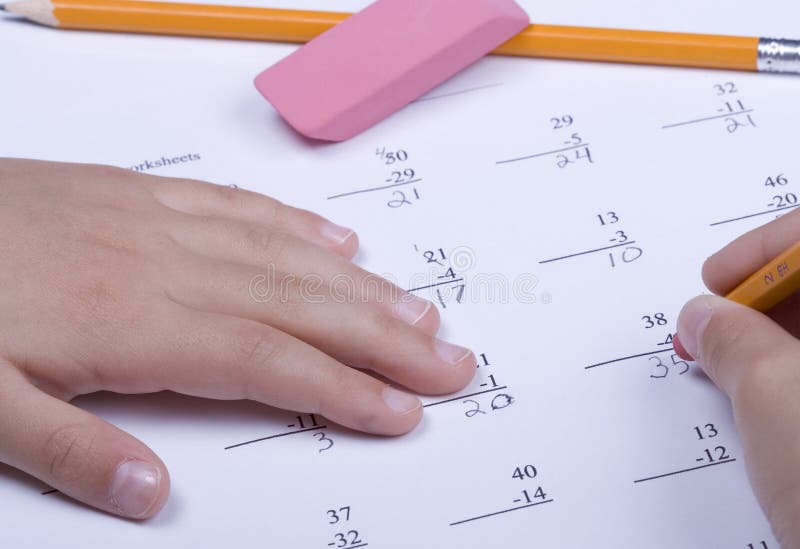 Correcting a mistake. stock image. Image of hold, solve - 10619987