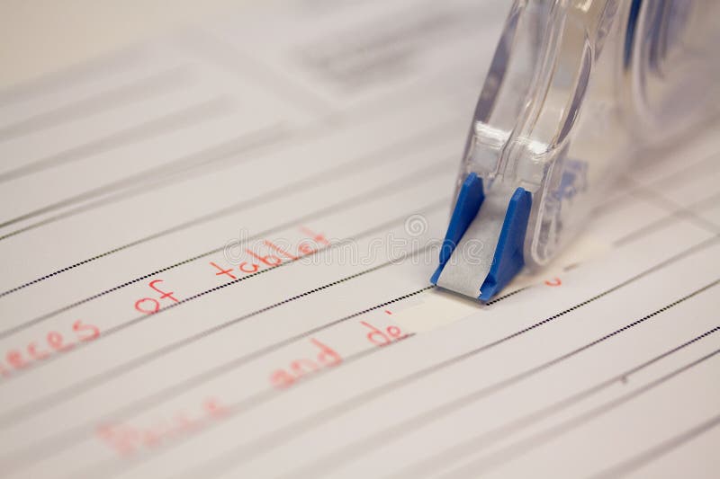 Correcting tape stock photo. Image of tool, tape, corrector - 45245768